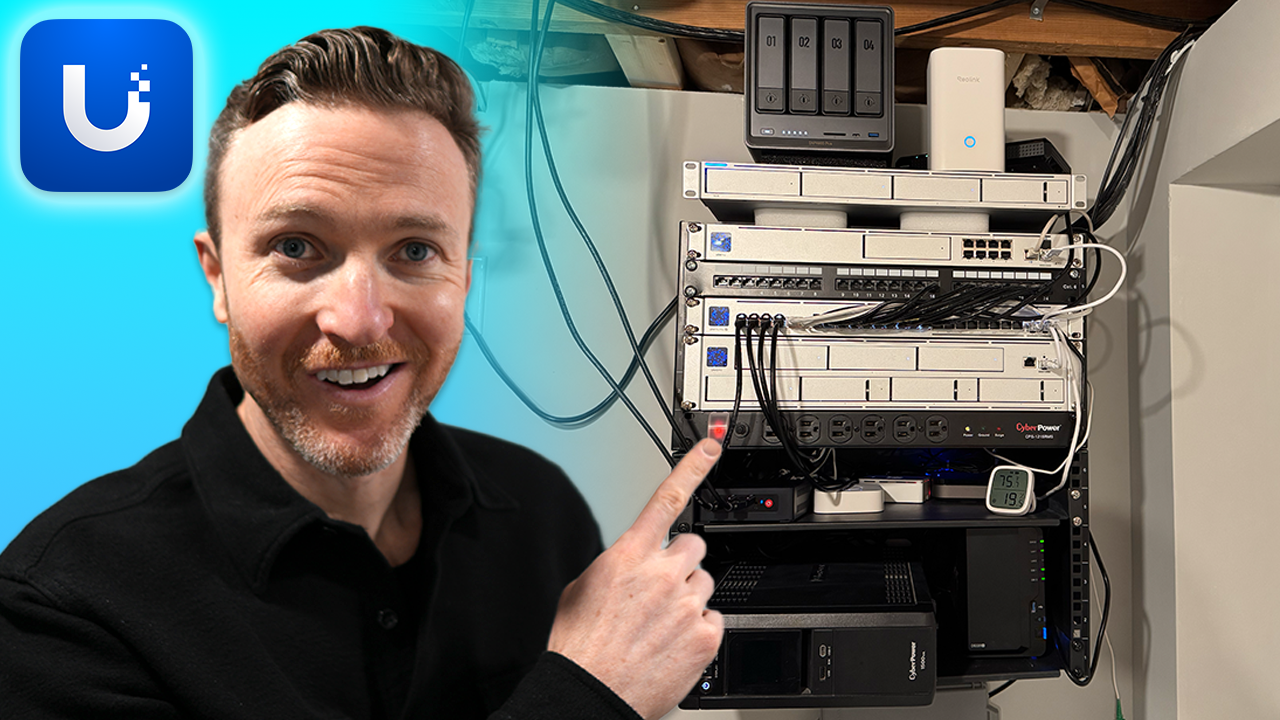 Ubiquiti UniFi Home Network and Rack Setup 2025