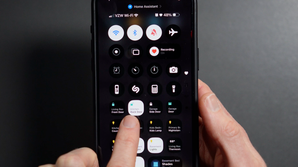 How to use widgets to control your smart home (HomeKit, Home Assistant)