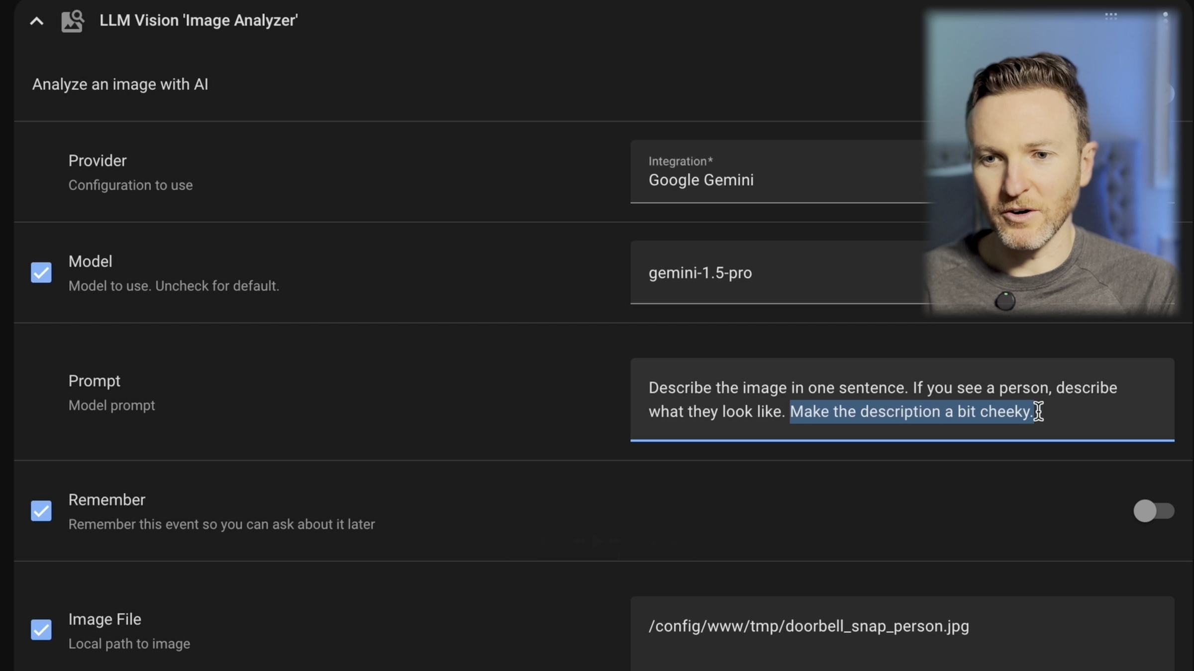 How to Use LLM Vision to Analyze Camera Images and Video in Home Assistant